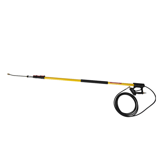 24' Telescoping Pressure Washer Wand Extended Reach – BE Power Equipment