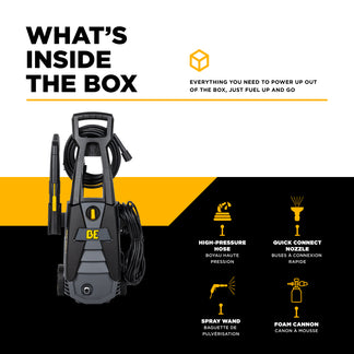 1,700 PSI 1.7 GPM Electric Power Washer with Powerease Motor and AR Ax ...