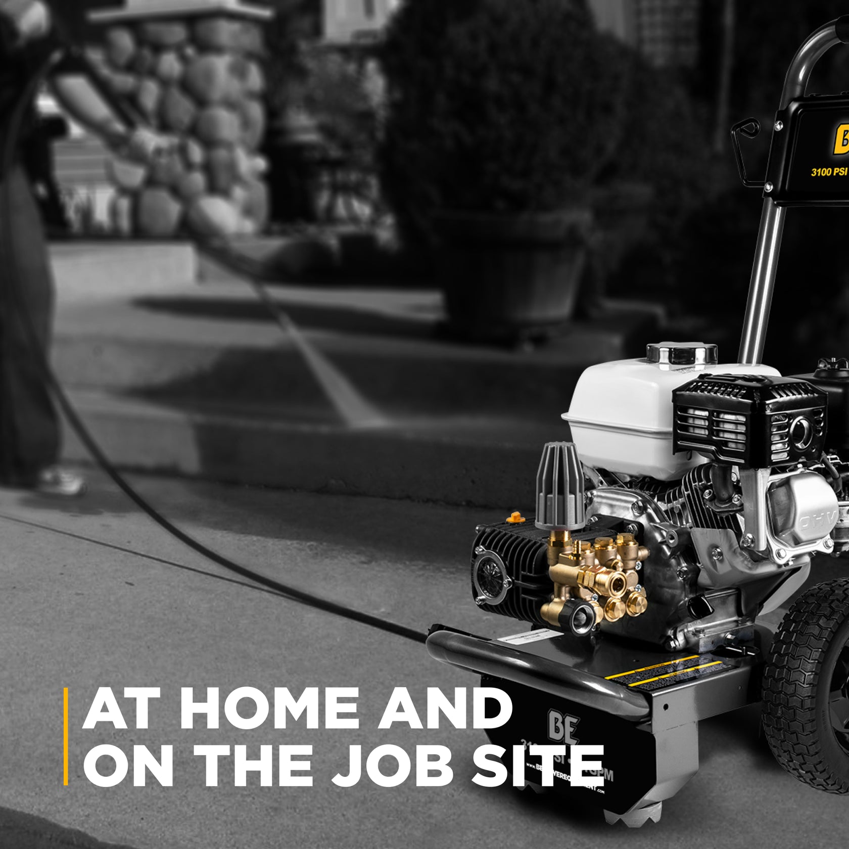 3,100 PSI 3.1 GPM Cold Water Gas Pressure Washer - B3165HC – BE Power ...