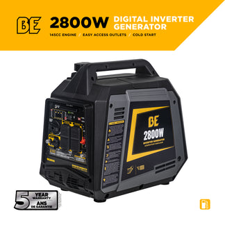 2,800 Watt Digital Inverter Generator - BE2800I – BEPowerEquipment