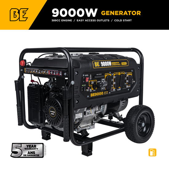 9,000 Watt Generator - BE9000 – BE Power Equipment